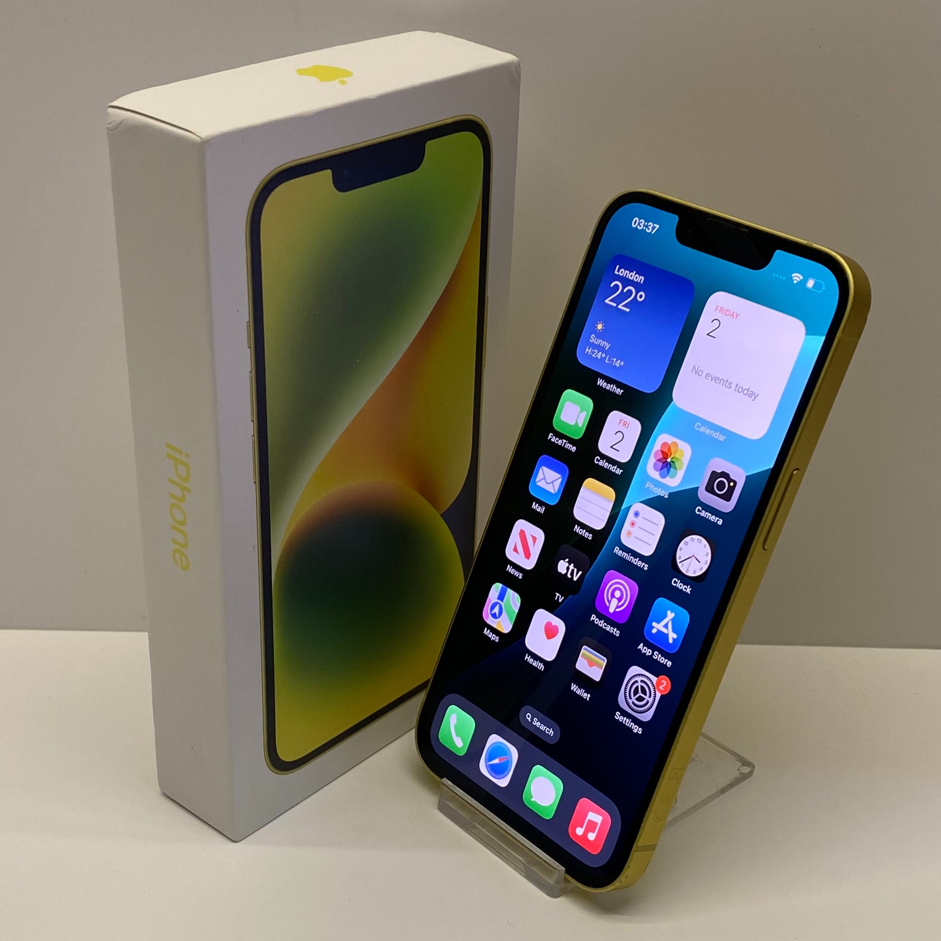 Pre-owned Apple iPhone 14 Unlocked Model A2882 128GB in Yellow Boxed ...